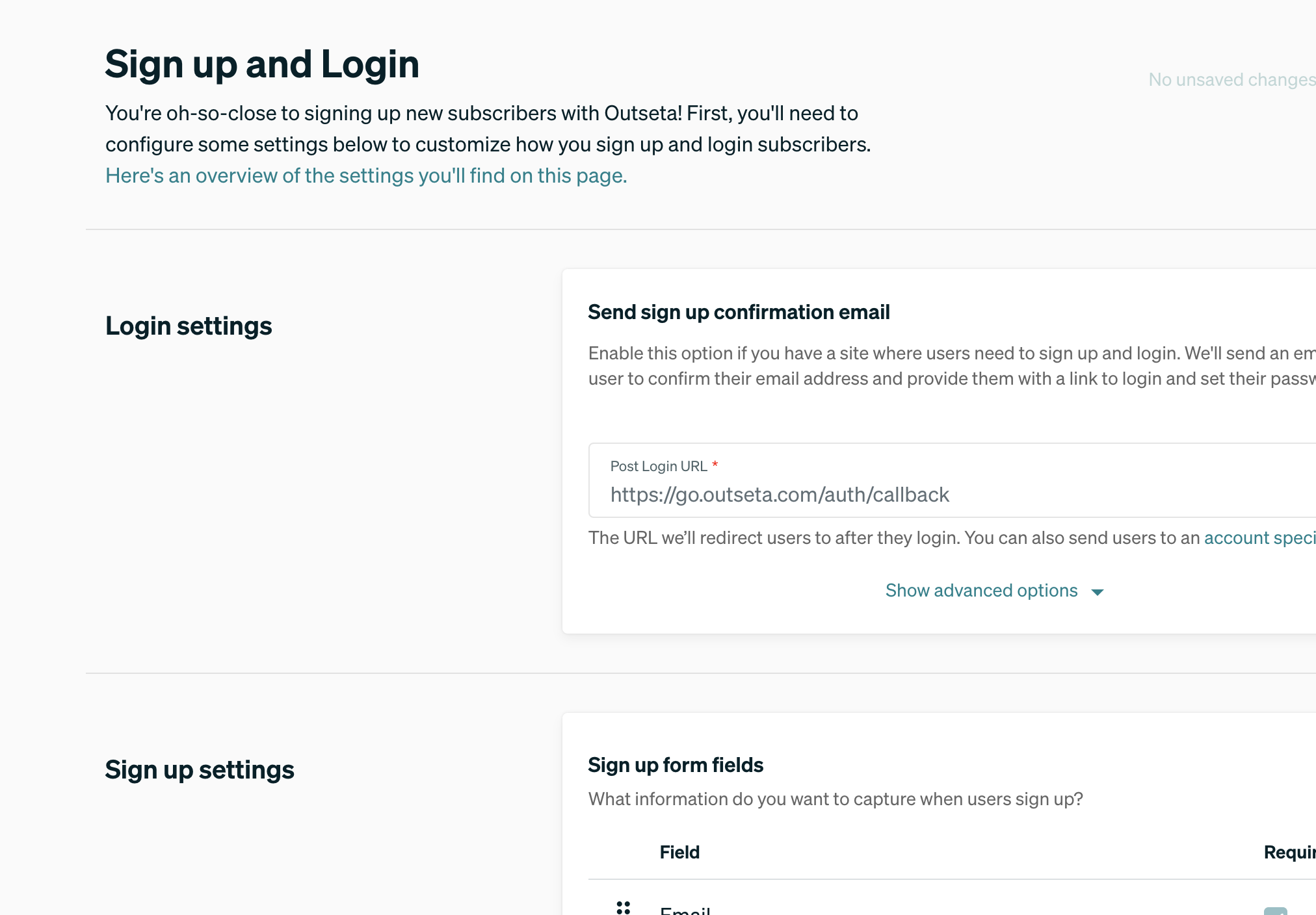 Authentication & SSO | Outseta